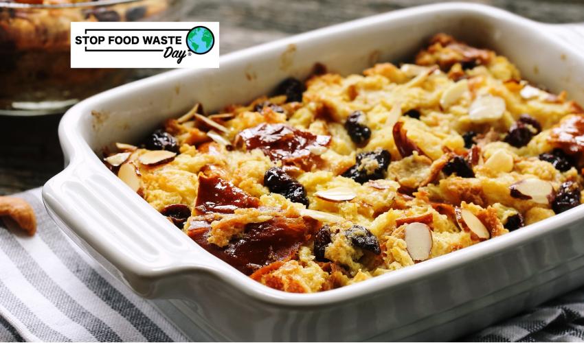 Stop Food Waste Special - Pecan & Orange Bread Pudding | Compass Group